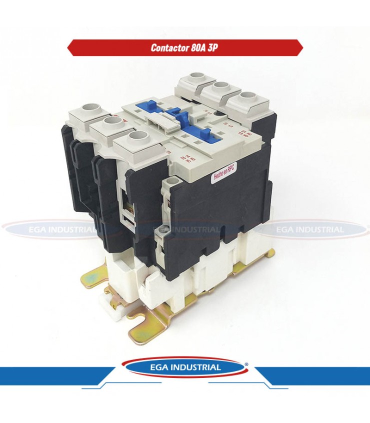 Contactor tripolar, 80A, 380VCA SC180A11 STECK
