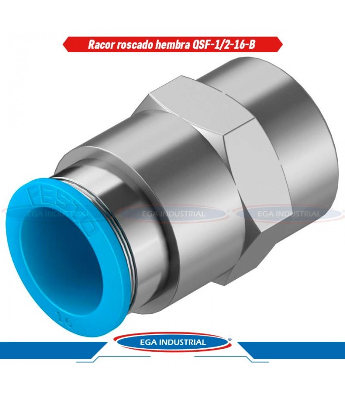 Racor roscado hembra QSF-1/2-16-B FESTO