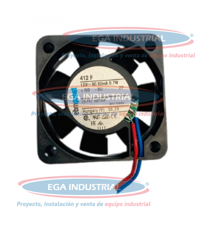 Ventilador axial 412 F EBM-PAPST
