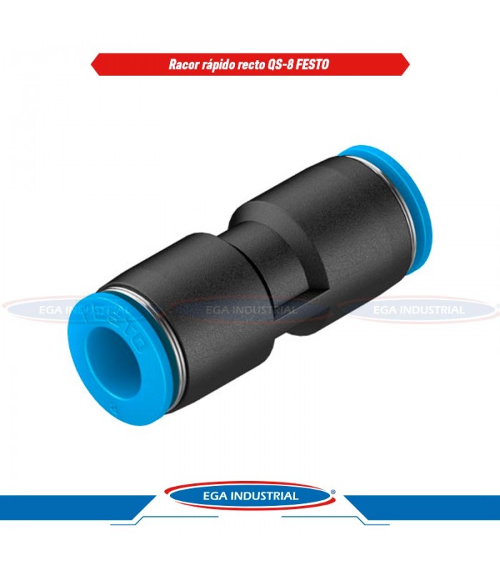 Racor rápido recto QS-8 / 153033 FESTO