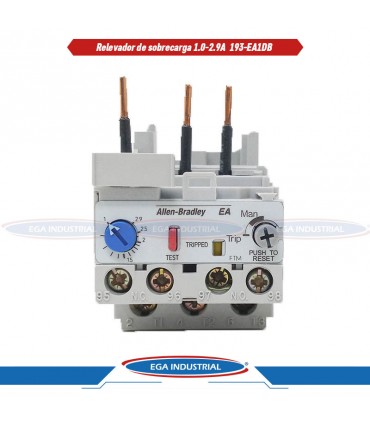 Relevador de sobrecarga 193-EA1DB ALLEN BRADLEY
