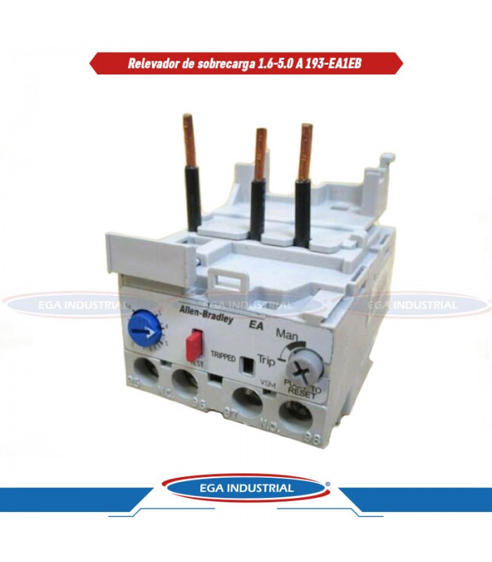 Relevador de sobrecarga 193-EA1EB ALLEN BRADLEY